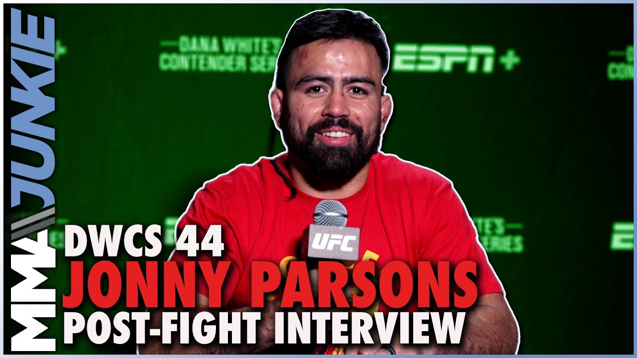 Jonny Parsons says 'I belong here' after UFC contract win | #DWCS 44 ...