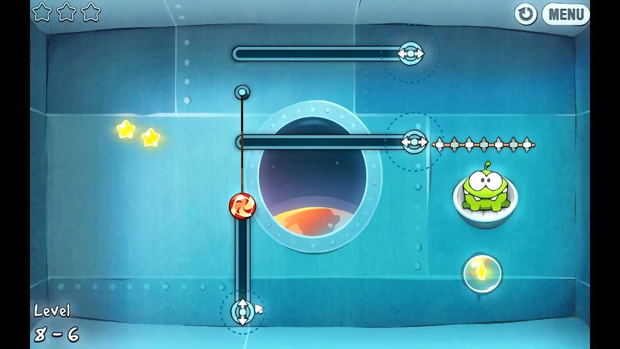 [Cut The Rope] Cosmic Box 8-6 - 3 Stars - YouTube
