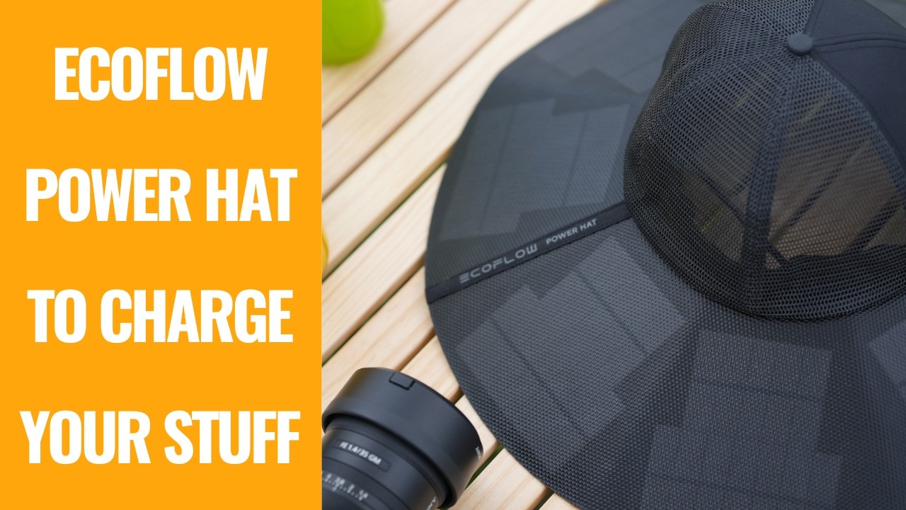 EcoFlow Power Hat - Portable Solar Charger in Action! - YouTube