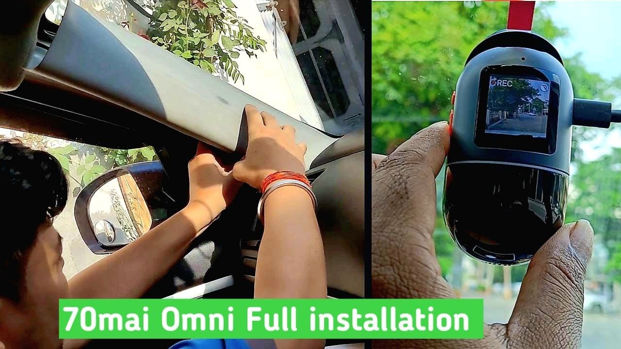 70mai Omni 360 Dash Camera Full installation | Best Dash cam 2023 under ...