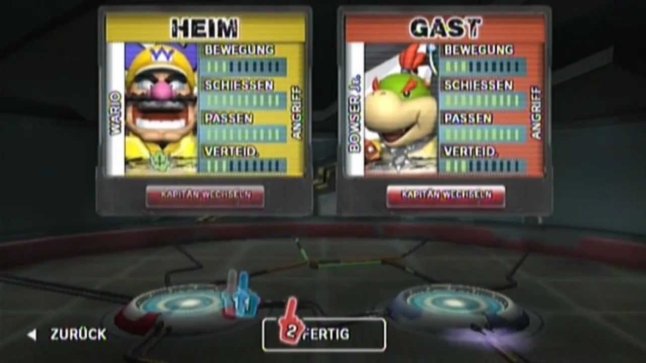 TMF-Mario Strikers Charged Football BATTLE [Spiel 1/4] - Wario vs ...