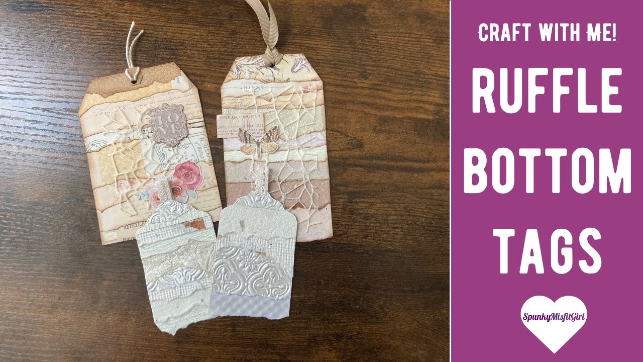 Scrapbuster - Ruffle Bottom Tags: Easy Tag Project for Junk Journals ...