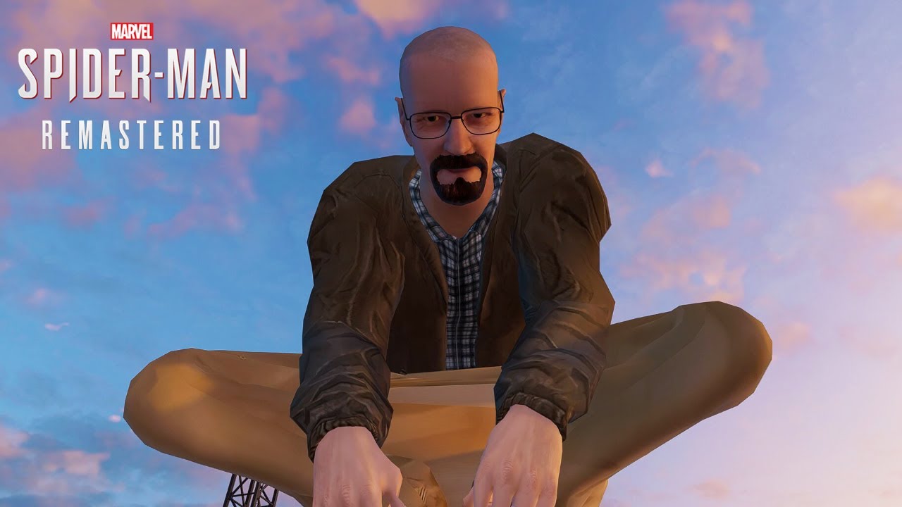 Playing as Walter White in Marvel's Spider-Man Remastered | Mod ...