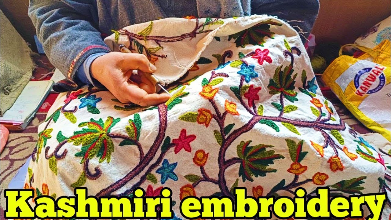 Hand Embroidery | Kashmiri/Kashida Embroidery with Chain Stitch | Hand ...