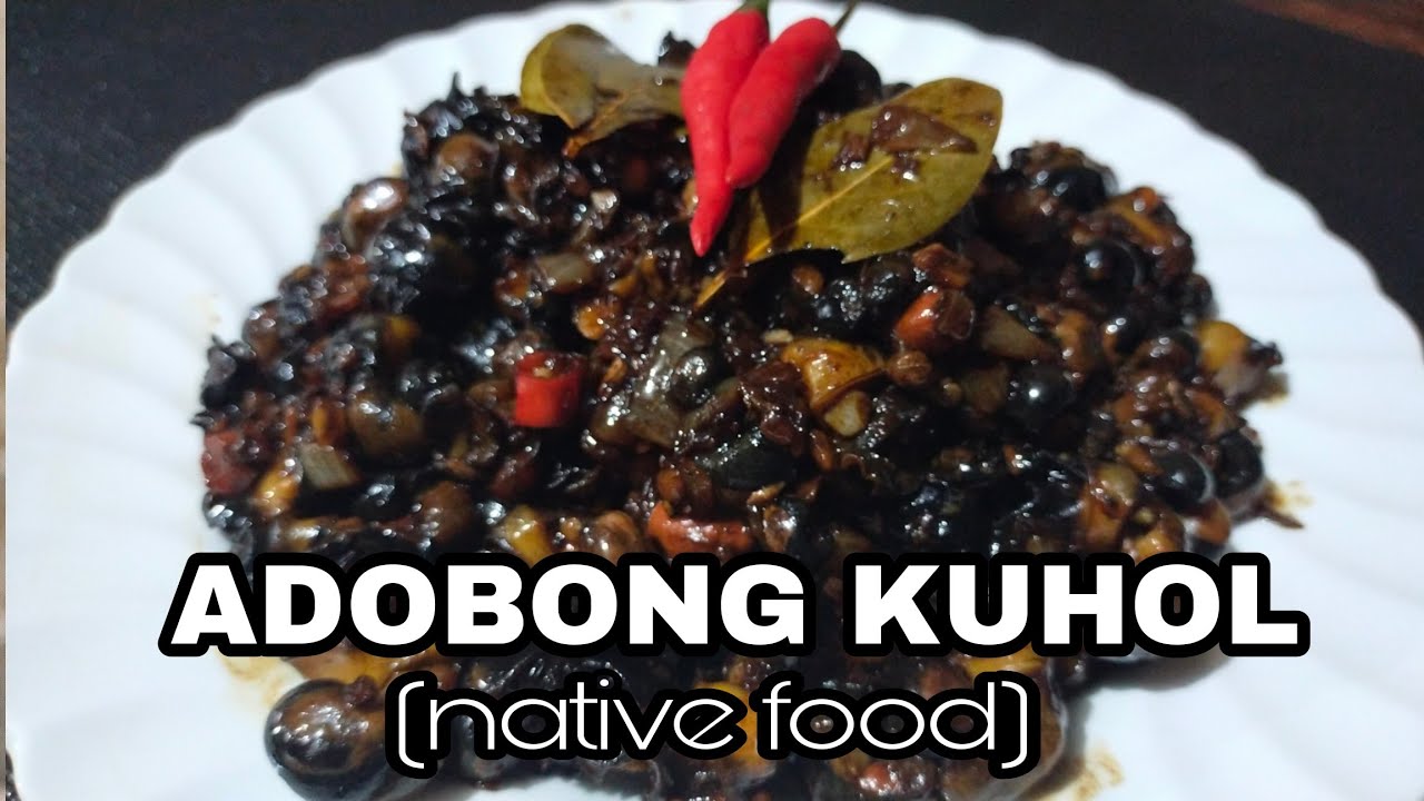 SPICY ADOBONG KUHOL(native food)you must try..page natikman mo to ...
