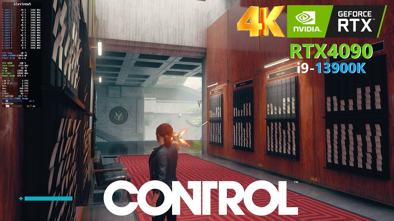 [ 5K HDR ] Control - HDR 5120x2880 Ultra Max Settings - Ray Tracing ...