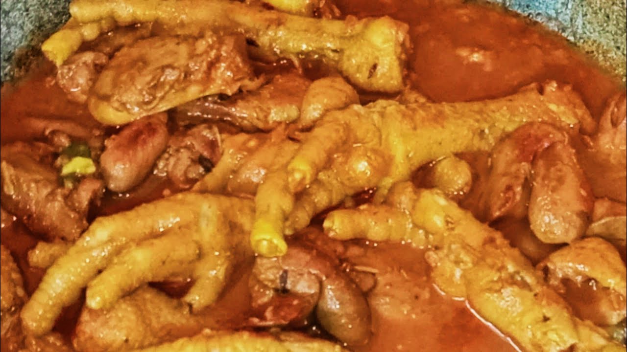 Super Yammy Chicken Feet Kosha Recipe | Murgir Pa Ranna |# ...