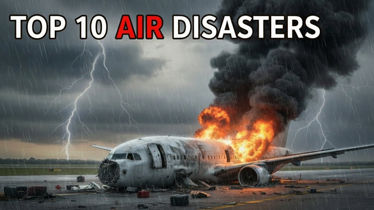Top 10 Air Disasters Caught on Camera | Real Footage & Shocking Moments ...