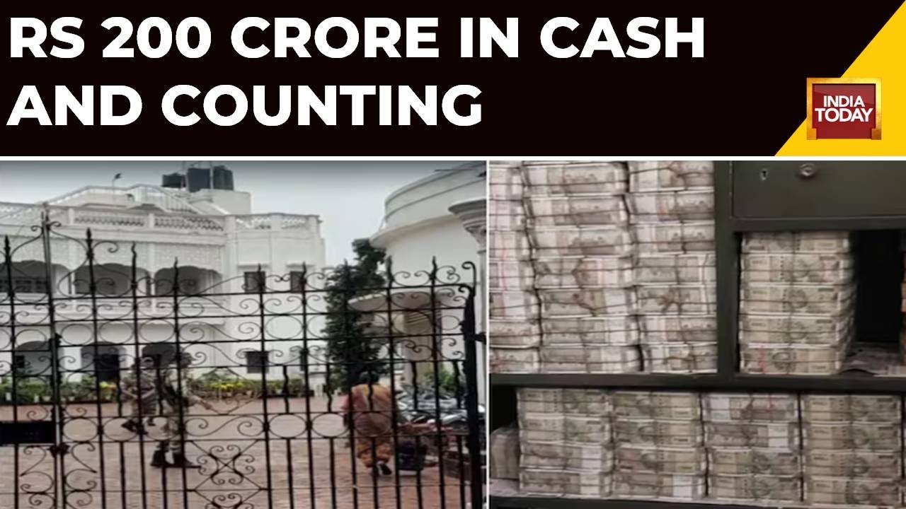 Visuals: Over Rs 200 Crore In Cash And Counting: Congress MP Raided In ...