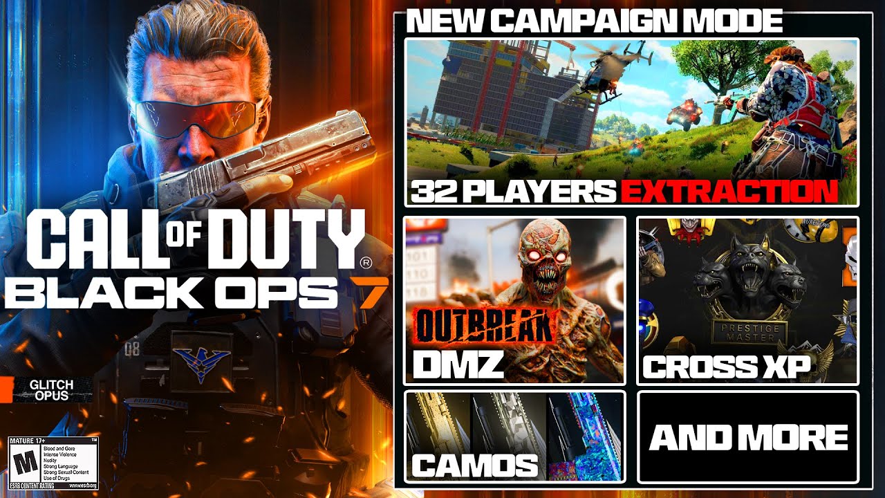 Black Ops 7 ENDGAME Bonus Campaign Mode! DMZ 2.0 32 Player Open World ...