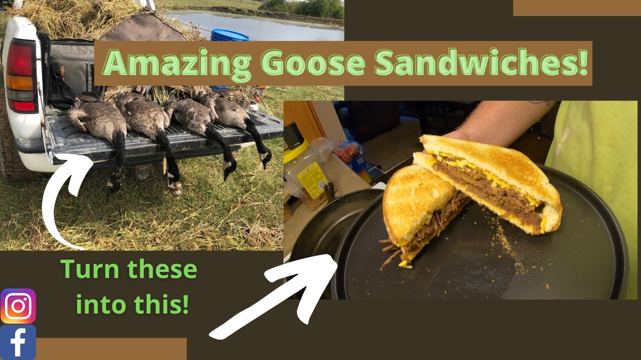 Pulled Goose breast Sandwiches! (My favorite way to eat goose!) - YouTube