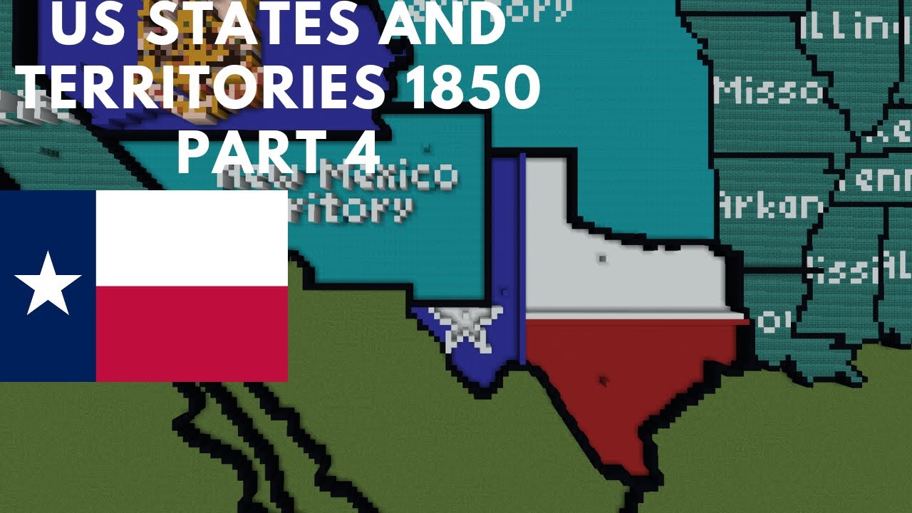 How To Build Texas In Minecraft (1850 US States and Territories) Part 4 ...