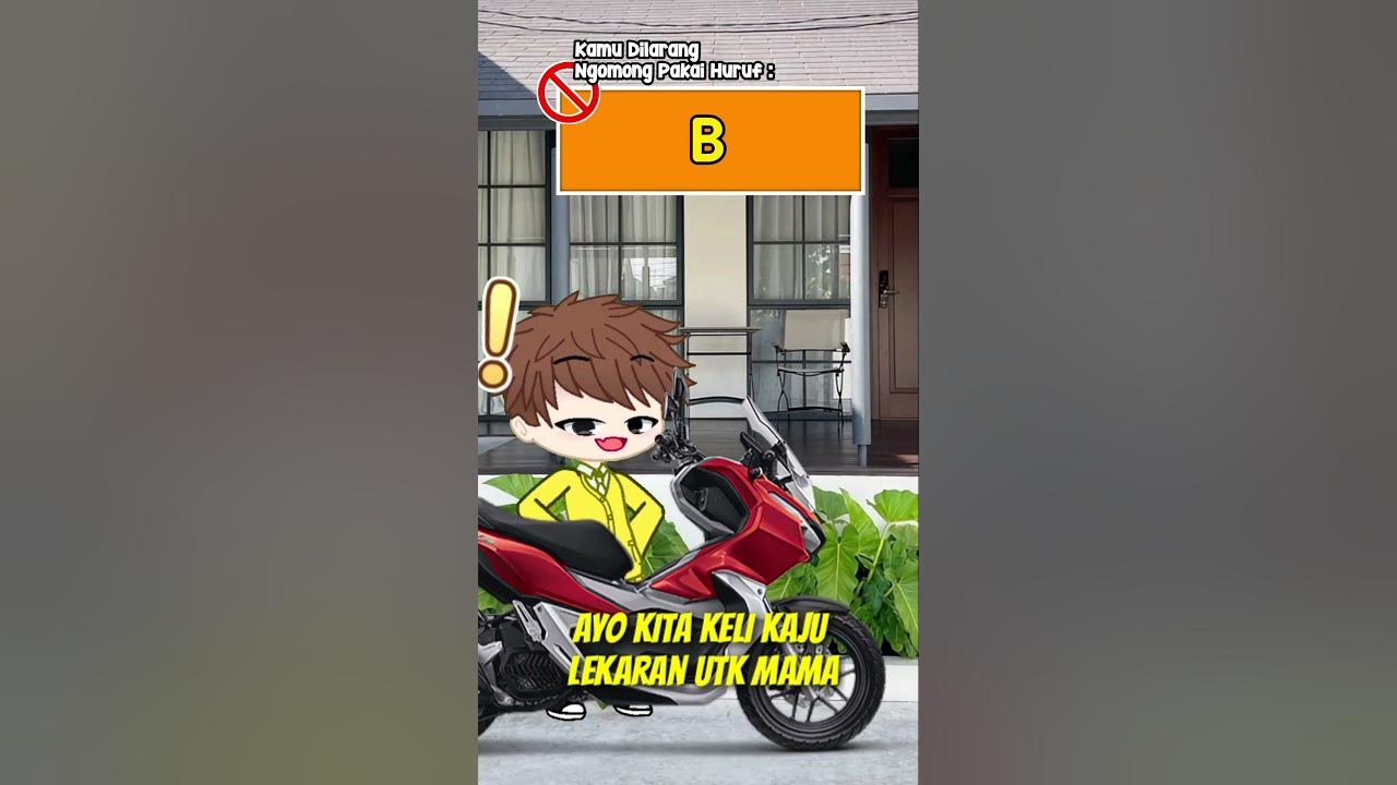 #pov : kamu dilarang ngomong huruf "B" - YouTube