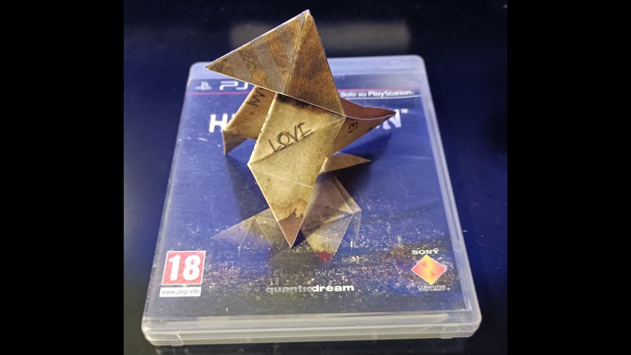 Haciendo el origami de Heavy Rain paso a paso :) - YouTube