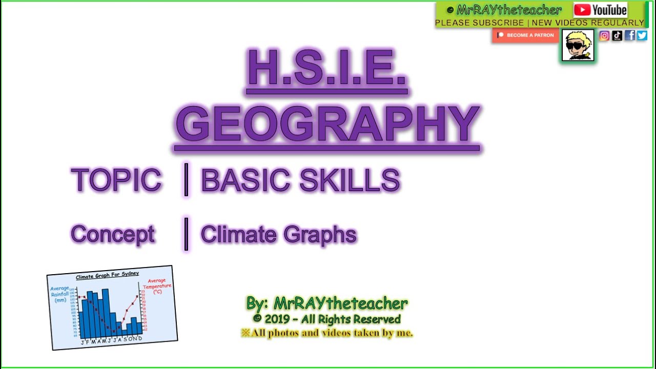 How To Draw A Climate Graph | Geography | L4L - YouTube