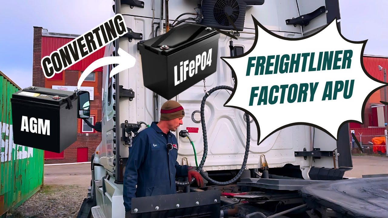 Convert AGM to Lithium Batteries for Freightliner Factory Installed ...
