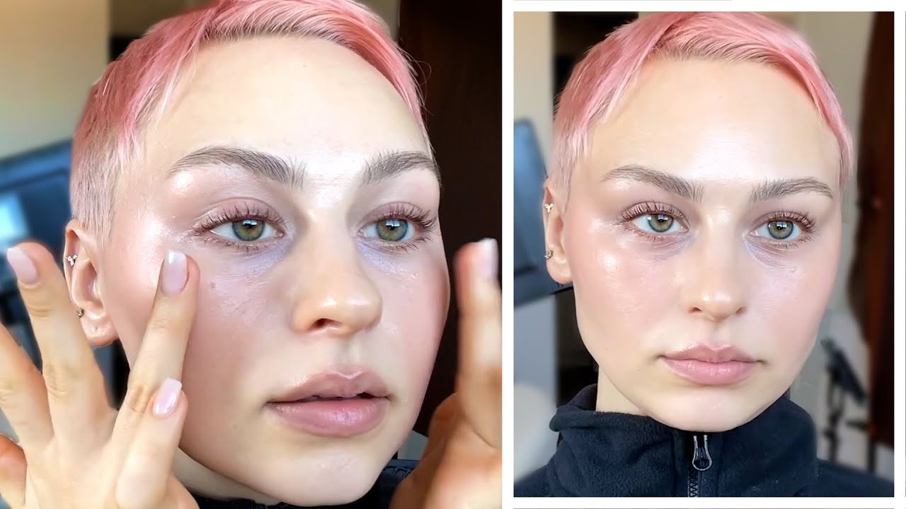 Easy makeup for my Zoom meeting - YouTube