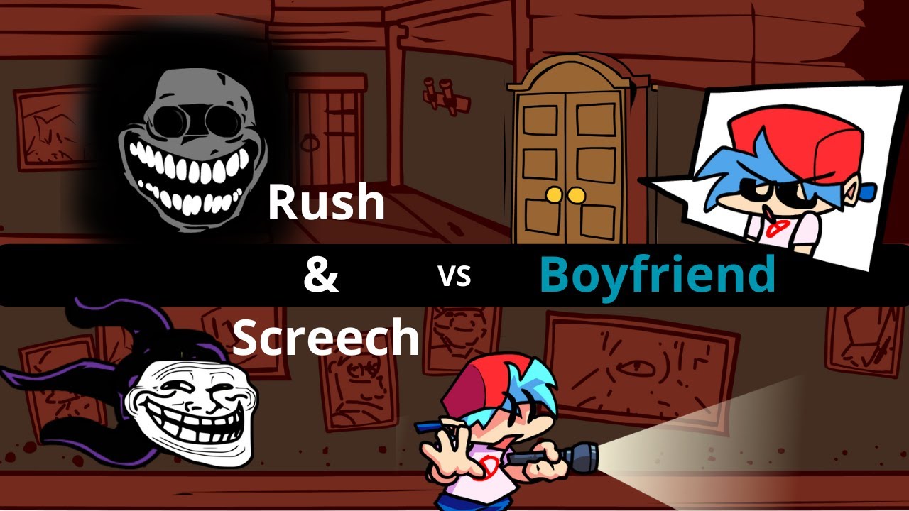 Bf vs Rush y Skretch! | Fnf vs rush & screech | Spideyx - YouTube