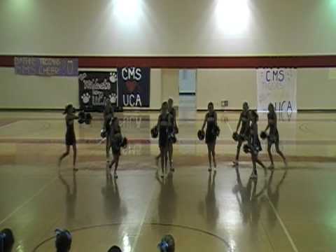 UCA CHEER CAMP CAUSEY MIDDLE HOMEPOM - YouTube