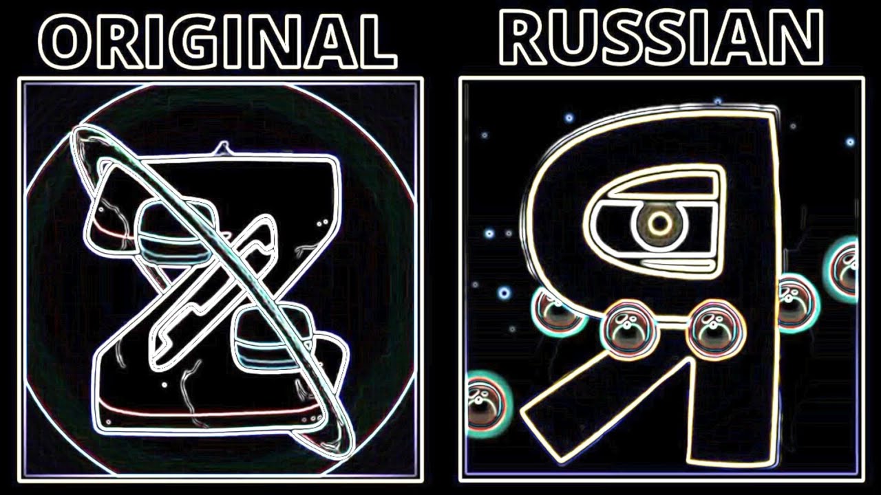 Alphabet Lore vs Russian Alphabet Lore Comparison #alphabetlore - YouTube