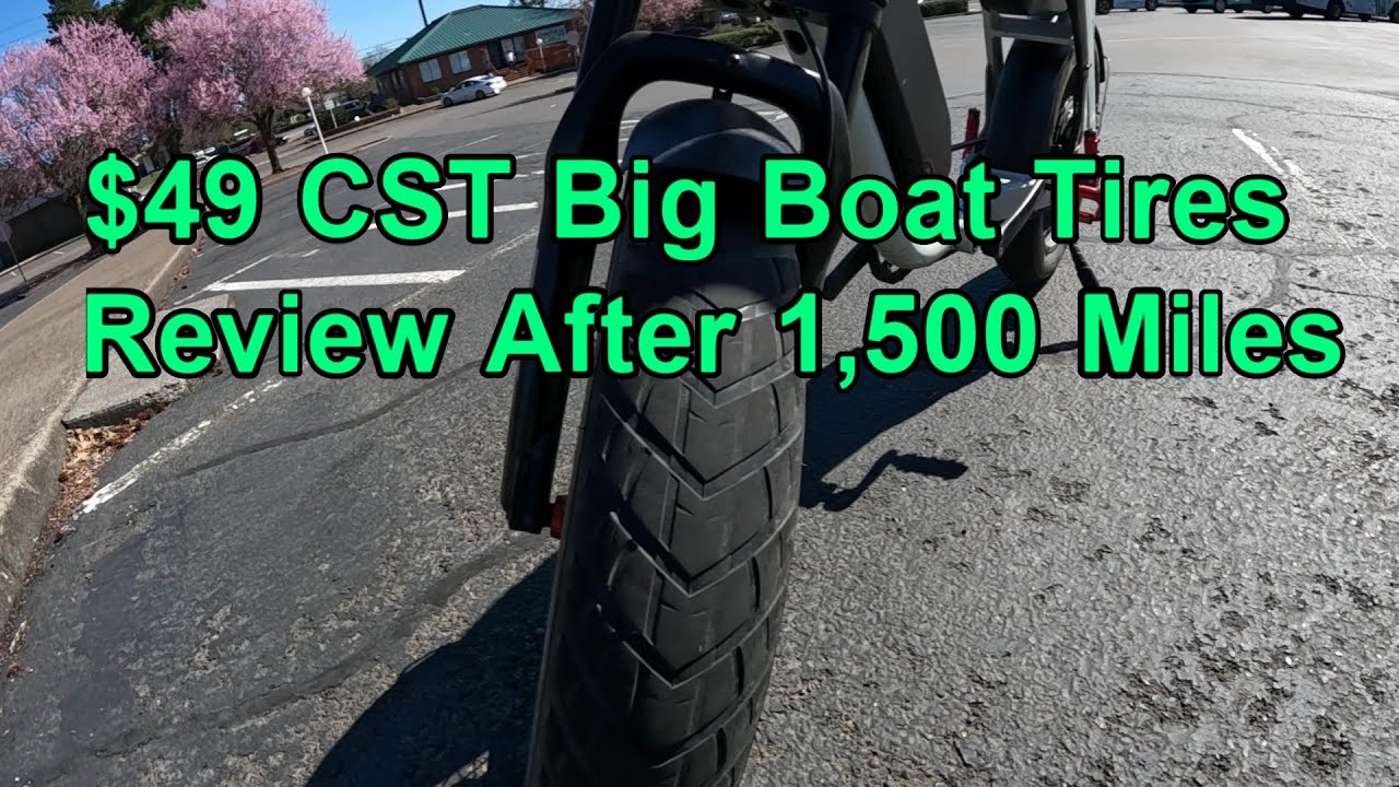$49 CST Big Boat Fat Tires After 1,500 Miles - YouTube