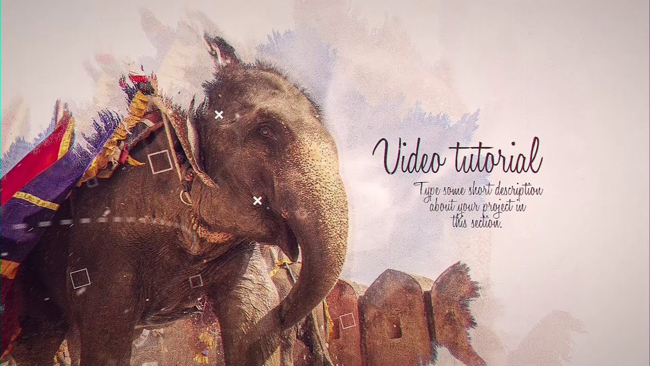 Ink Slideshow : After effects template - YouTube