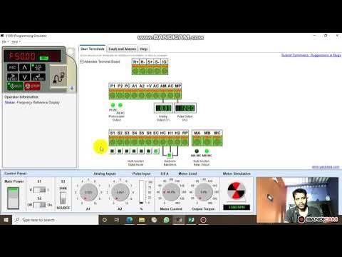 vfd simulation vfd programming - YouTube
