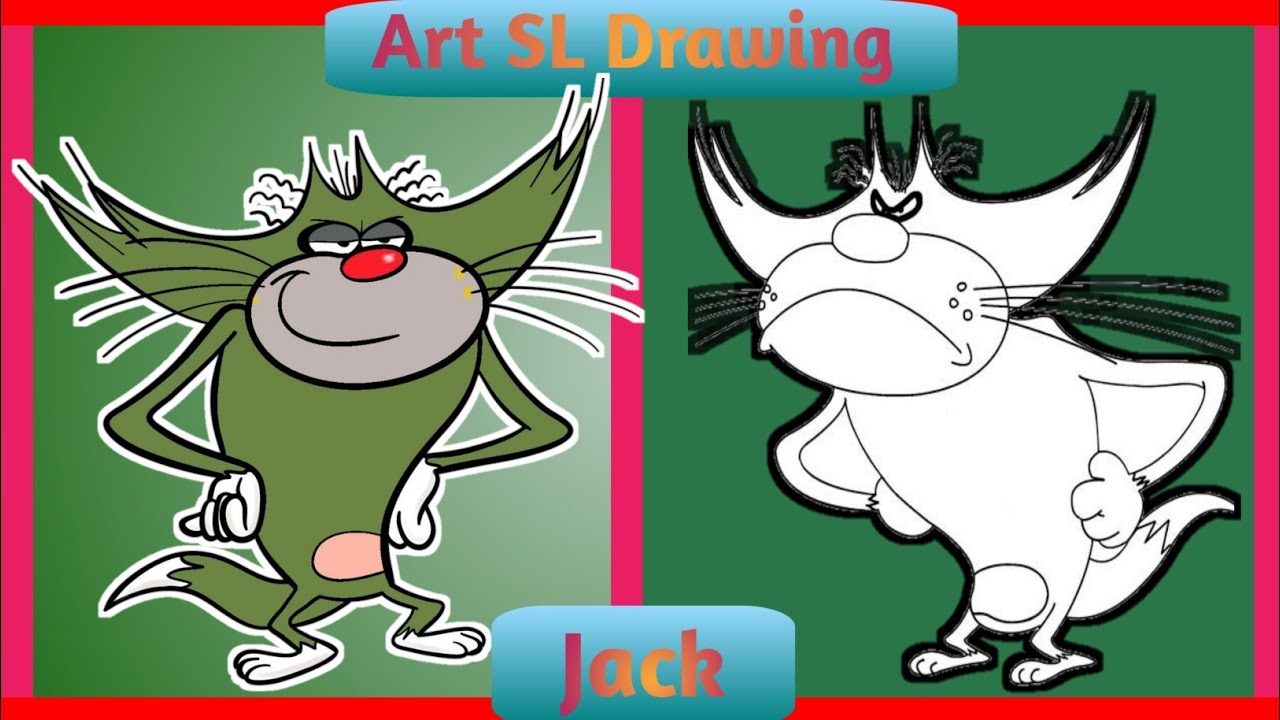 How to draw jack drawing/step by step drawing in Art easy way drawing ...