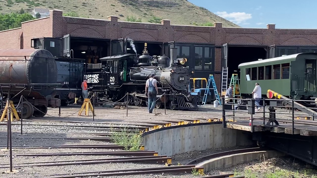 Rio Grande Southern 20’s First Move Under Steam - YouTube