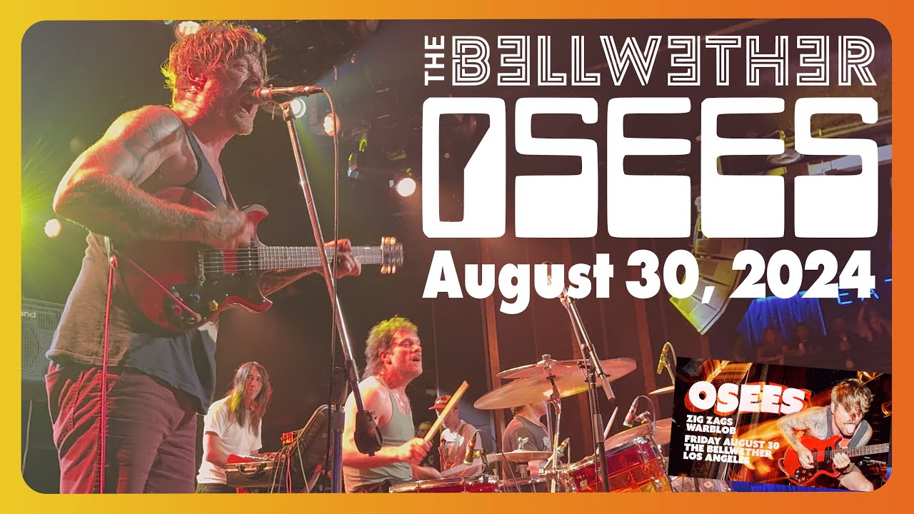 OSEES "Plastic Plant" @ The Bellwether Los Angeles CA 08-30-2024 - YouTube