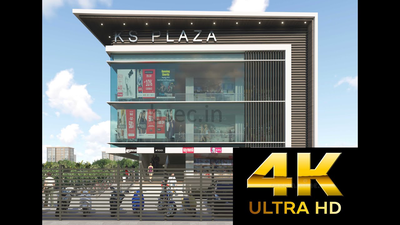 Commercial Building Modern architectural Design, 3d walkthrough - YouTube