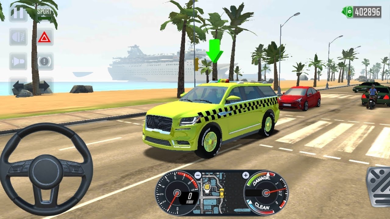 Taxi SIM 2022 Evolution - Android Gameplay Suv Lincoln Navigator Driving Miami City Wheel Drive ...