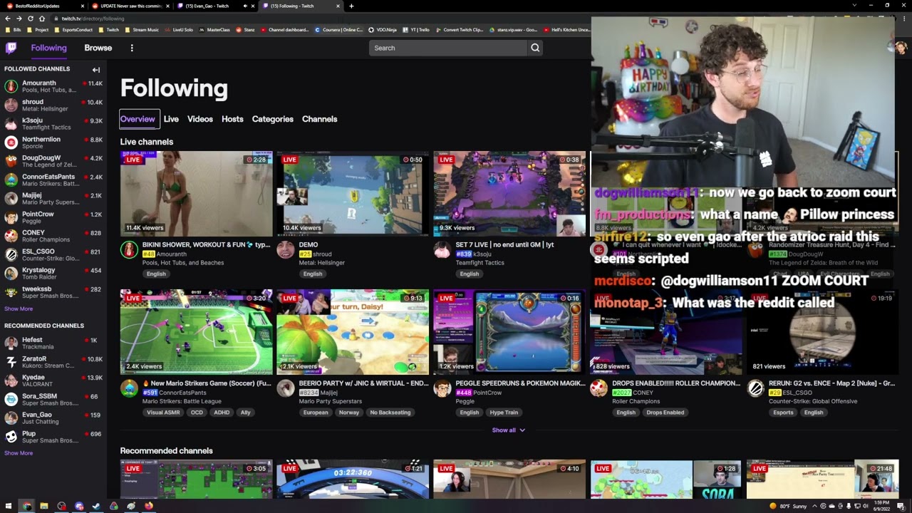 Stanz chooses between Evan gao and Amouranth in the shower... - YouTube