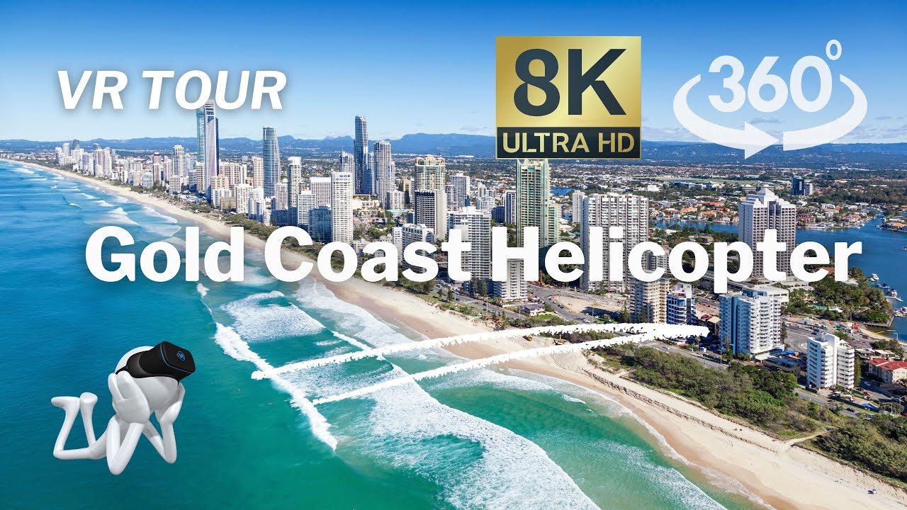 【360°VR】Gold Coast Helicopter Tour Australia - Virtual Nature ...