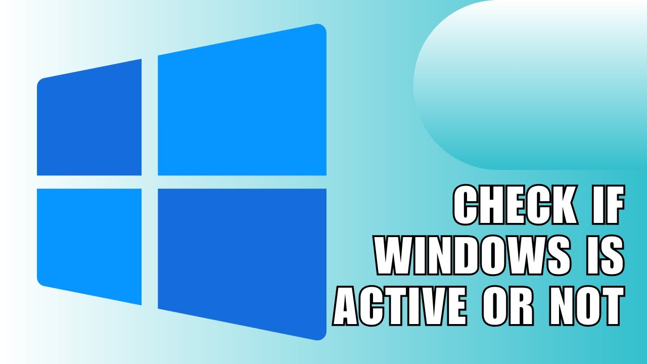 Use This Shortcut! How to Check if Your Windows is Active or Not - YouTube