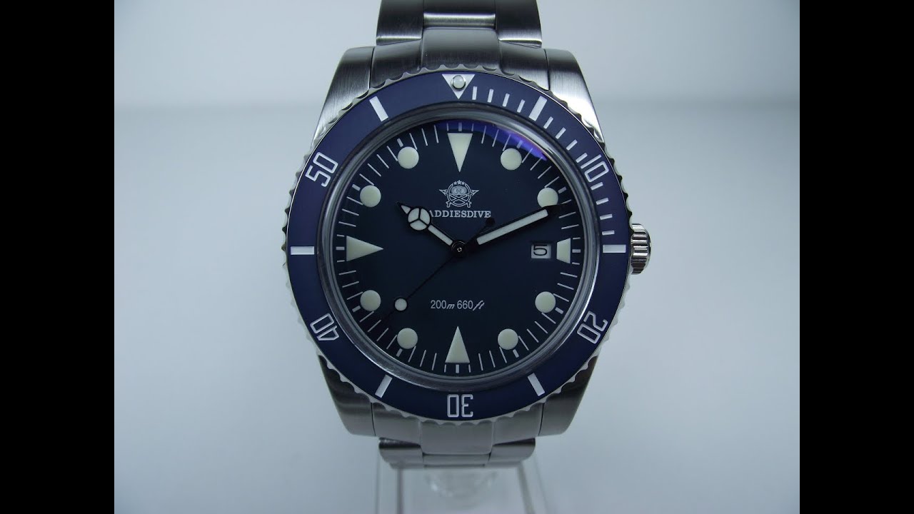 Addiesdive AD2068 (Tudor Submariner Homage) 4K Watch Review - YouTube