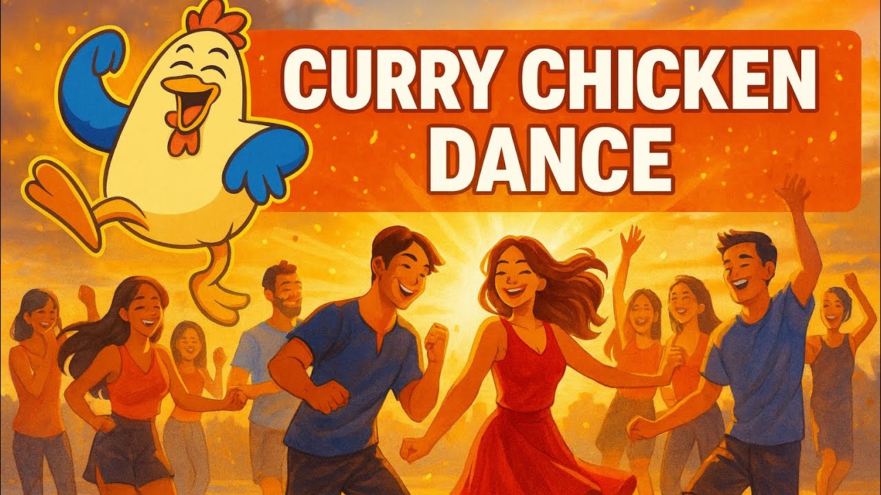 CURRY CHICKEN DANCE - English dancing song ｜Lyrics video - YouTube