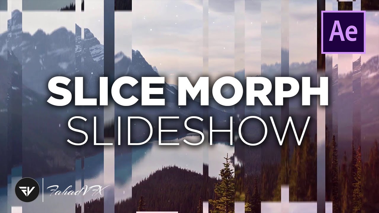 Slice Morph Slideshow After Effects Template - YouTube