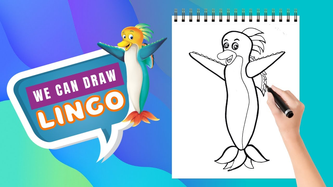 How To Draw Lingo - YouTube