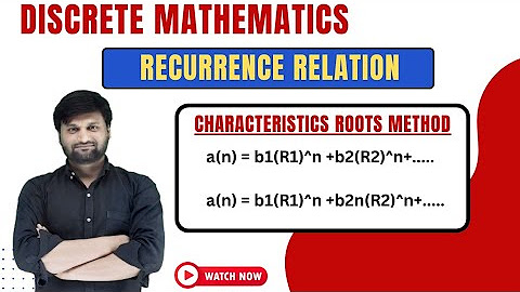 RECURRENCE RELATION AND GENERATING FUNCTION IN DMGT - YouTube