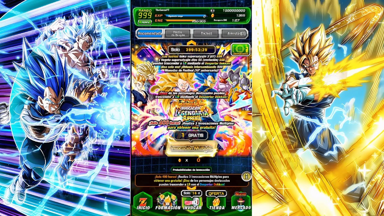 SUMMONS A SUPER VEGETTO TEC LR Y VEGETA SSJ BLUE EVO STR LR - DOKKAN ...
