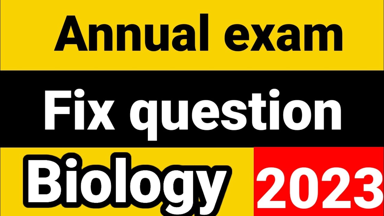 1st Puc Biology Important Questions For Annual Exam 2023 YouTube 1st-puc-biology-important-questions-for-annual-exam-2023-youtube