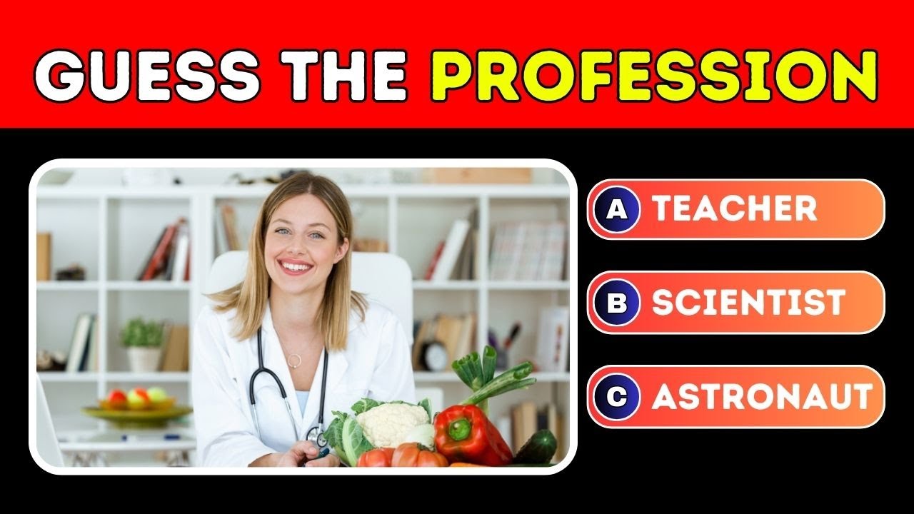 Occupation Obscura: Can You Guess The Profession? 🕵️‍♂️ | Fun Quiz ...