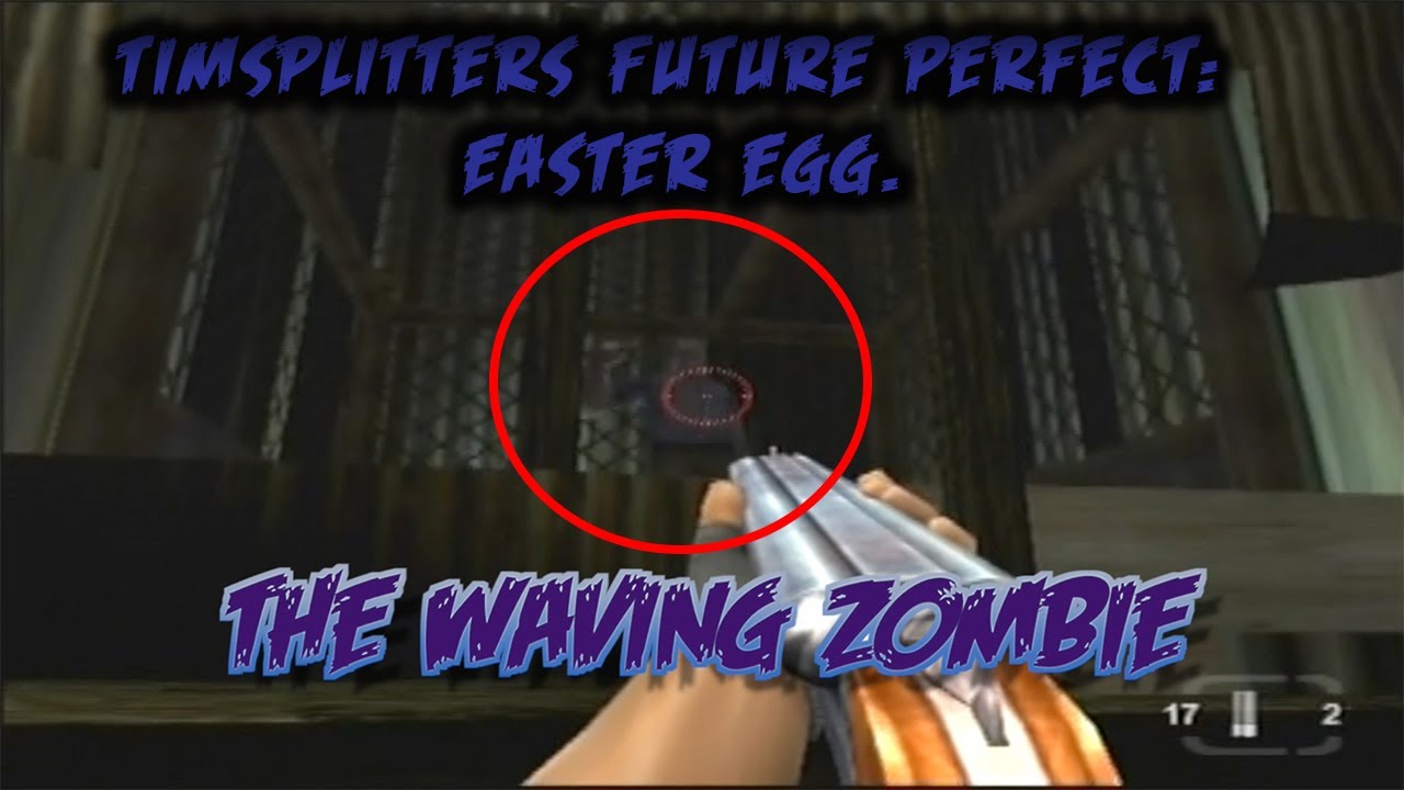 TimeSplitters Future Perfect: Easter Egg. (Waving Zombie) - YouTube
