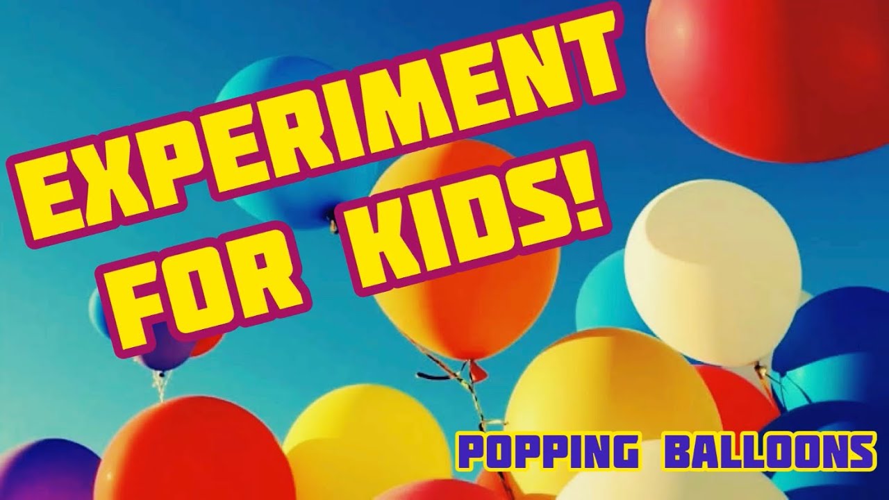 How to pop Balloons with Orange peels ?| Science Experiment for Kids ...