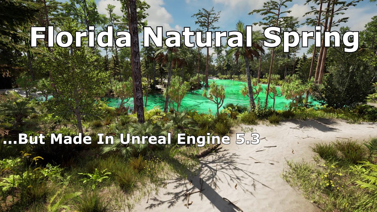 Florida Natural Spring - Unreal Engine 5.3 Render - Ultra Realistic ...