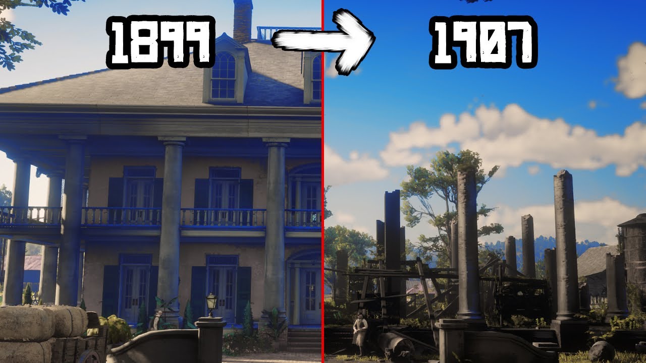 The Map Changes in RDR2 are CRAZY! (1899 vs 1907) - YouTube