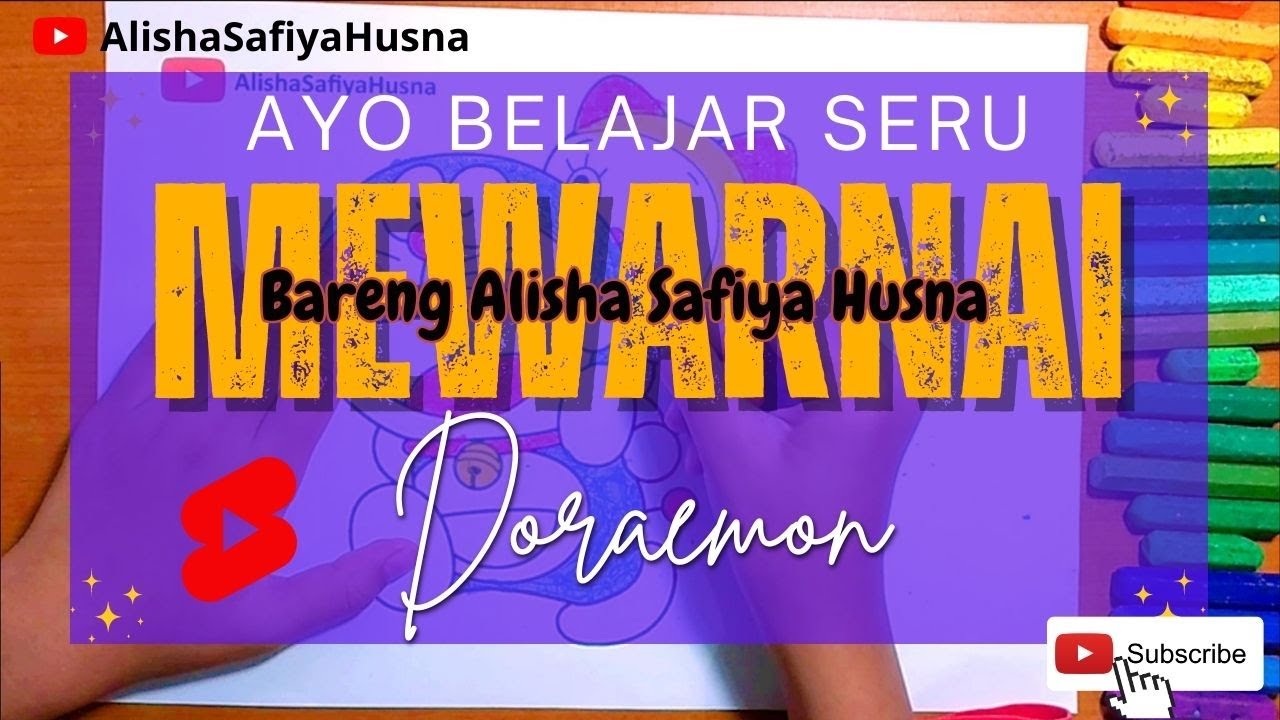 Coloring Doraemon Paper with Crayon: Bringing Doraemon's World to Life ...
