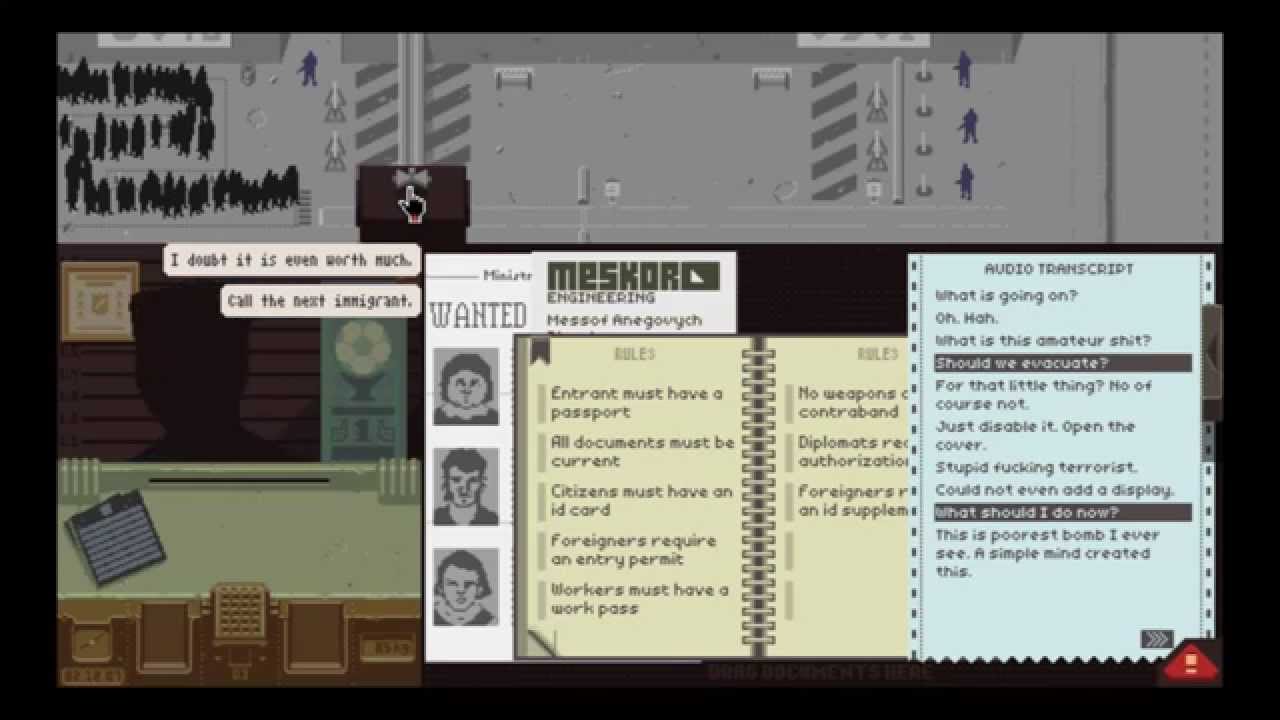 Papers, Please - Ending 05 of 20 - YouTube