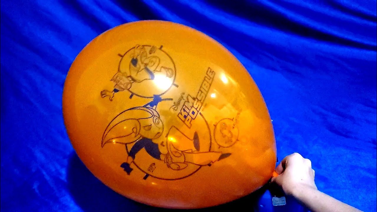 KIM POSSIBLE BALLOON INFLATION, DEFLATION AND POPPING!!! - YouTube